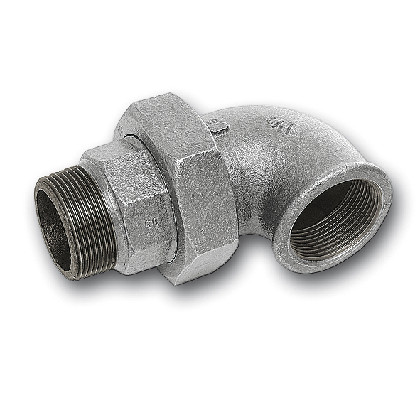 Galv. union elbow male female with taper joint | 2 | 9982V#