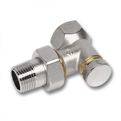 Radiator unions, corner form, forged brass | 1/2 | 314AV12