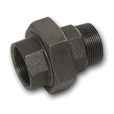 Black union taper joint male/female | 1/2 | 934112S#
